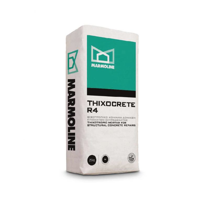 THIXOCRETE R4 - ΘΙΞΟΤΡΟΠΙΚΟ ΚΟΝΙΑΜΑ ΔΟΜΙΚΩΝ ΕΠΙΣΚΕΥΩΝ ΣΚΥΡΟΔΕΜΑΤΟΣ ...