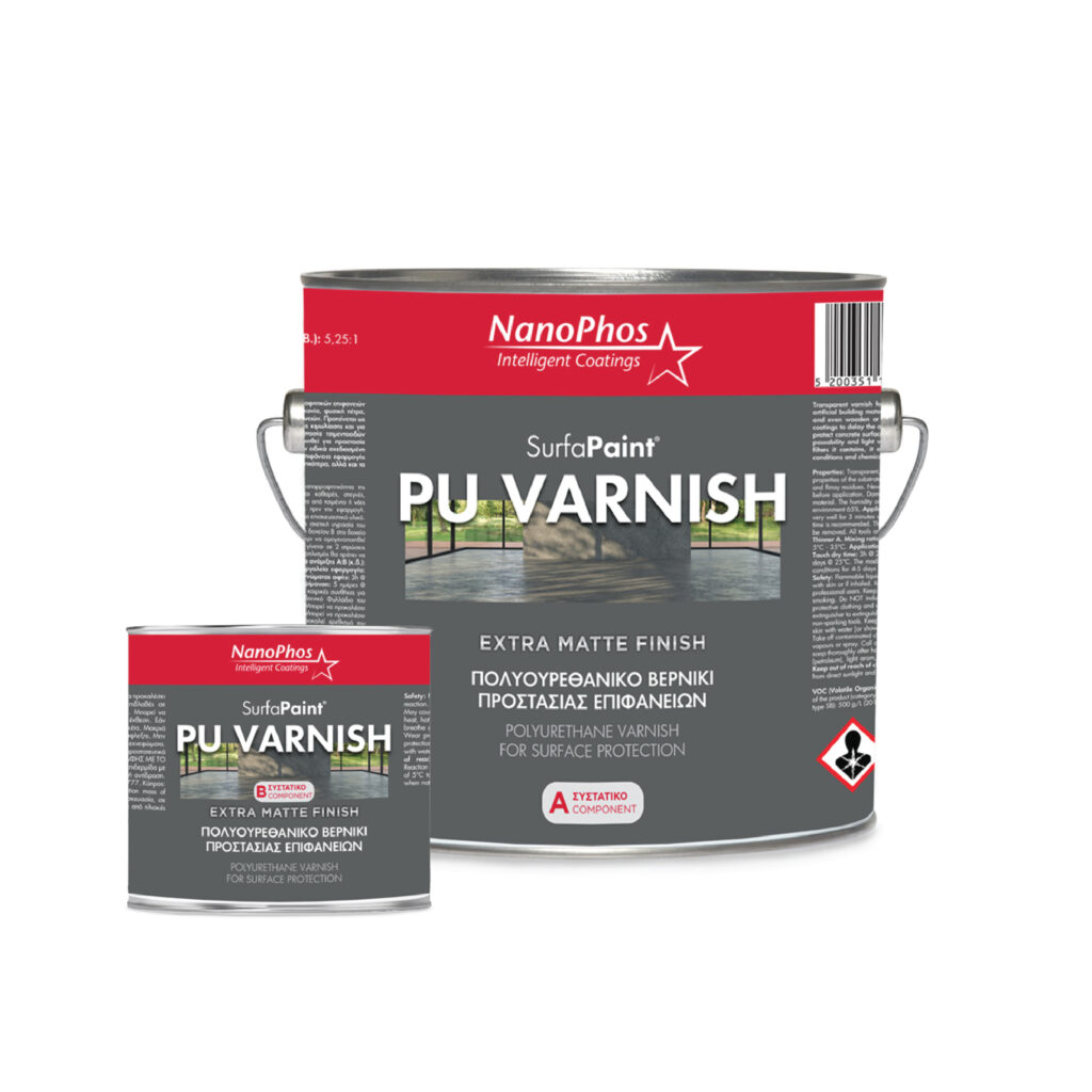 SURFAPAINT™ PU VARNISH GLOSS - ΔΙΑΦΑΝΟ ΠΟΛΥΟΥΡΕΘΑΝΙΚΟ ΒΕΡΝΙΚΙ 2 ...